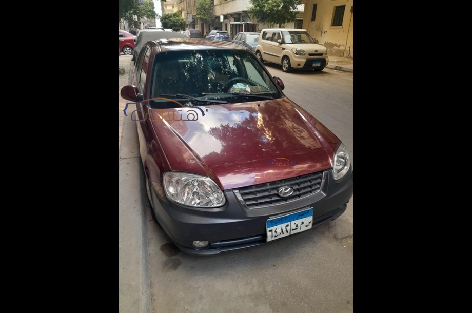 Verna Hyundai 2010 Alexandria Red 6731263 - Car for sale : Hatla2ee