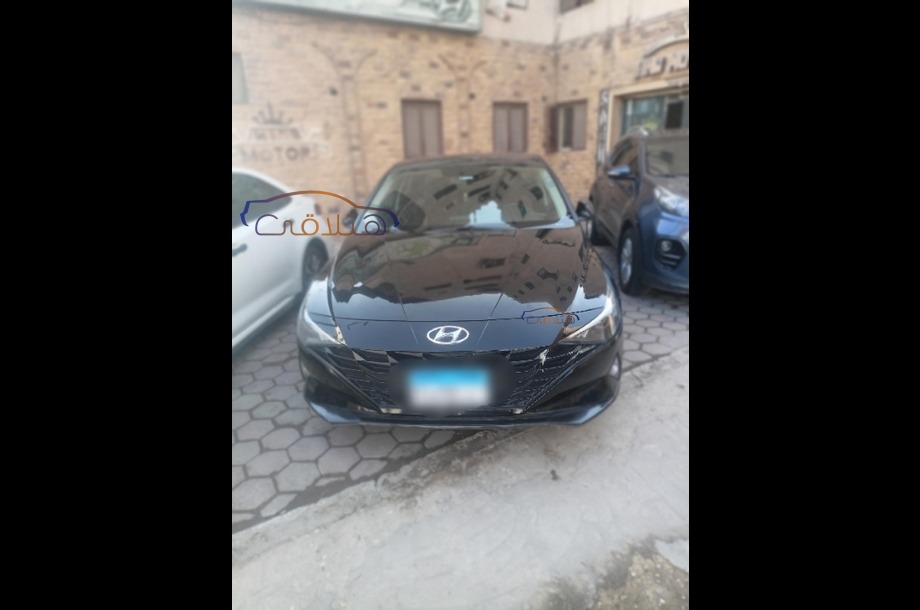 Elantra CN7 Hyundai 2021 Mokattam Black 6740423 - Car for sale : Hatla2ee