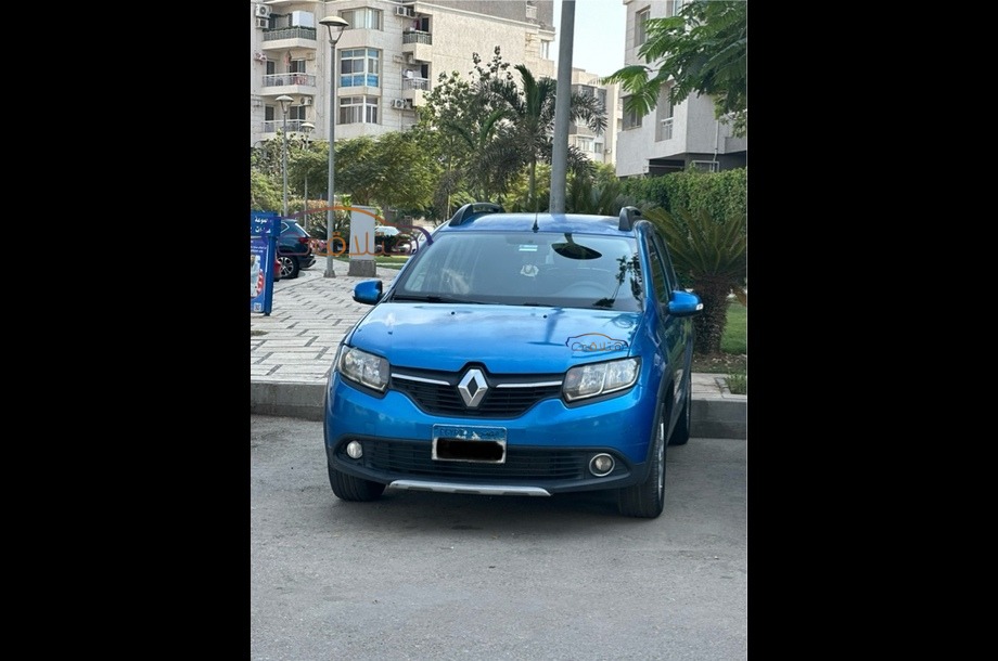 Sandero Step Way Renault 2016 Cairo Blue 6751733 - Car for sale : Hatla2ee