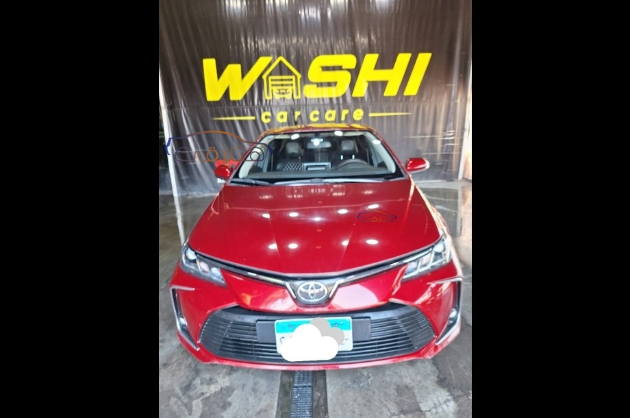 Corolla Toyota 2019 Alexandria Dark red 6754109 - Car for sale : Hatla2ee