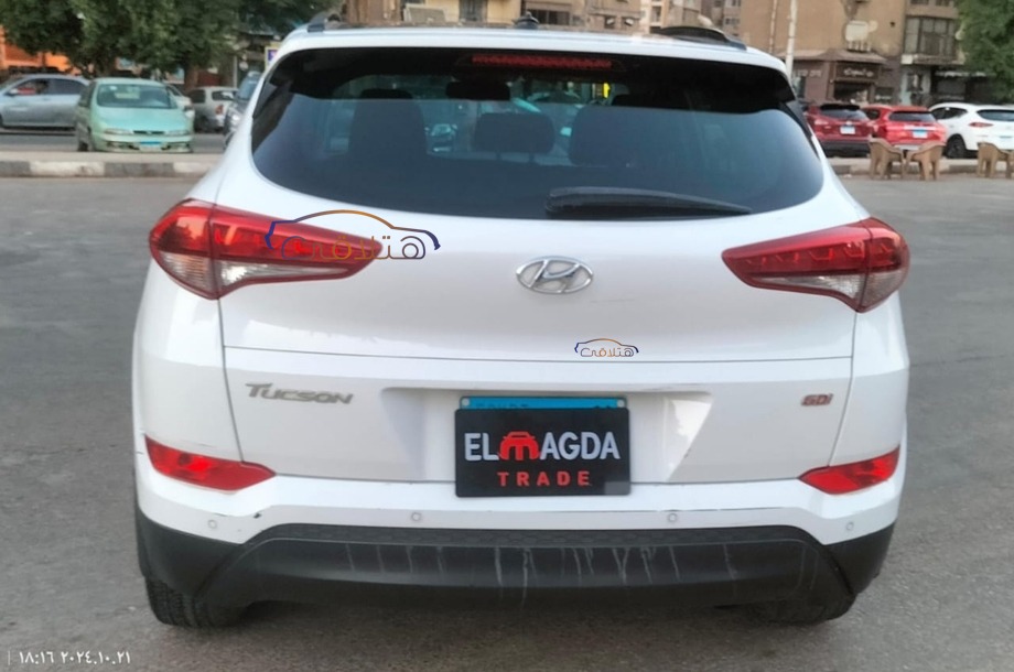 Tucson Hyundai 2018 Cairo White 6764860 - Car for sale : Hatla2ee