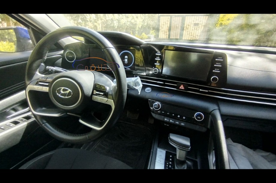 Elantra CN7 Hyundai 2022 6 October Blue 6764923 - Car for sale : Hatla2ee