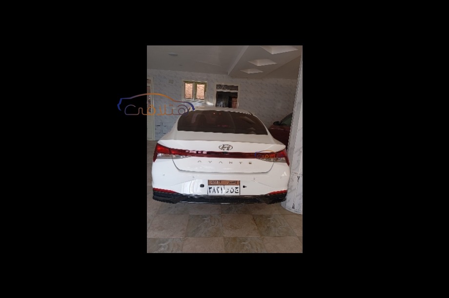 Elantra CN7 Hyundai 2021 El Minya White 6767878 - Car for sale : Hatla2ee