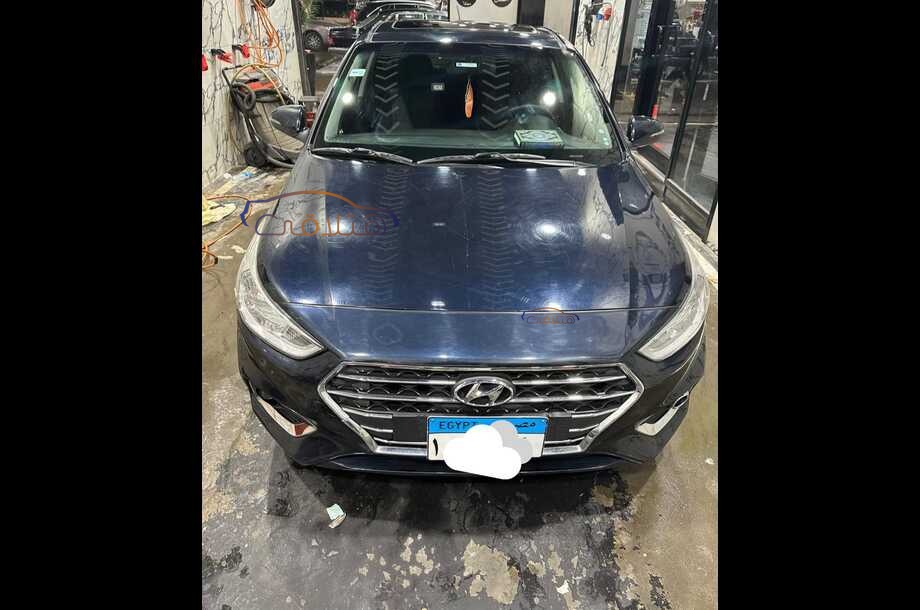 Accent HCI Hyundai 2020 Giza Dark blue 6770813 - Car for sale : Hatla2ee