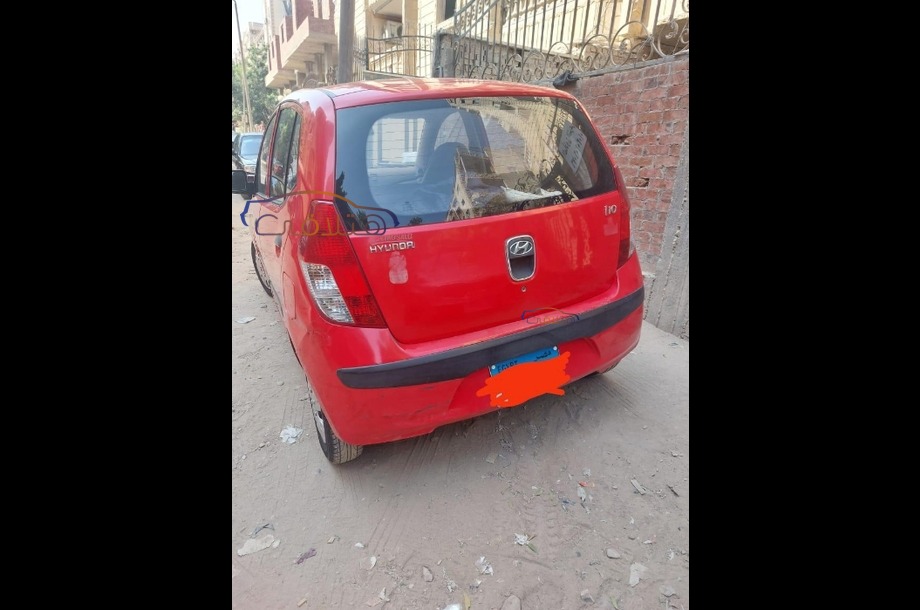 I10 Hyundai 2010 Cairo Red 6789278 - Car for sale : Hatla2ee