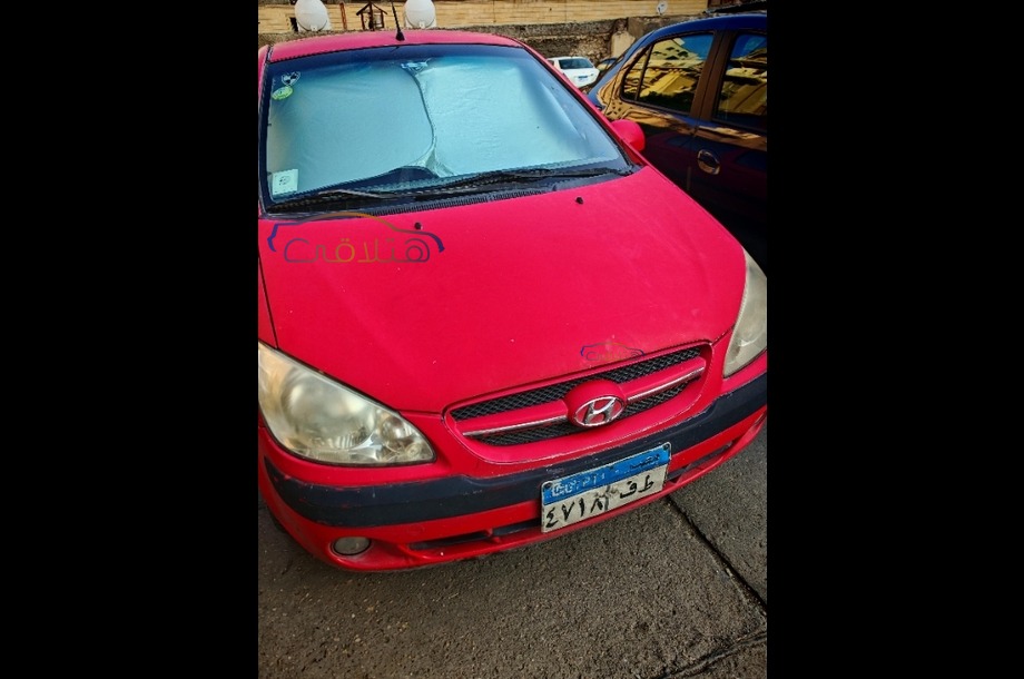 Getz Hyundai 2008 6 October Red 6791474 - Car for sale : Hatla2ee
