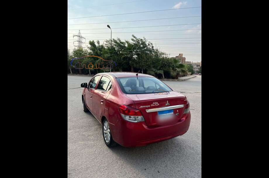 Attrage Mitsubishi 2015 Helwan Red 6791590 - Car for sale : Hatla2ee
