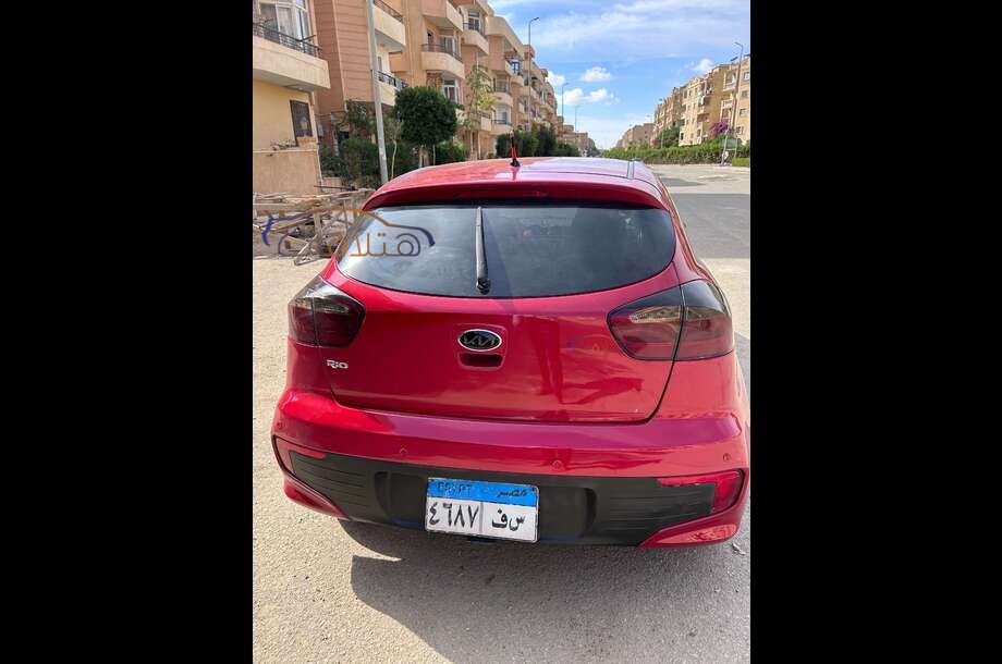 Rio Kia 2015 6 October Red 6796259 - Car for sale : Hatla2ee