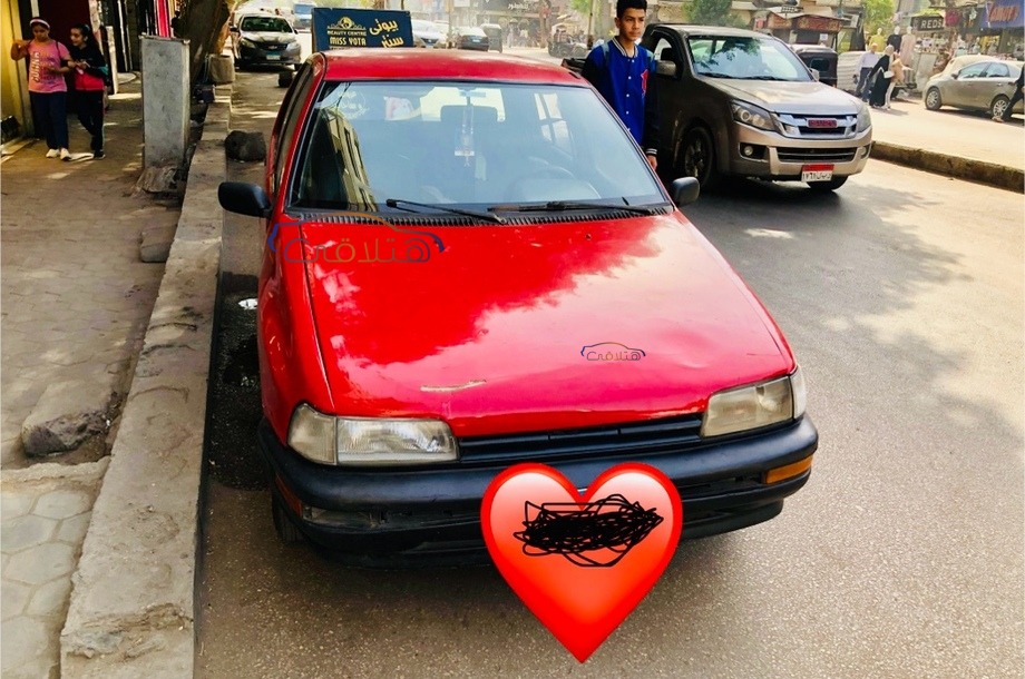 Charade Daihatsu 1993 Mohandessin Red 6800516 - Car for sale : Hatla2ee