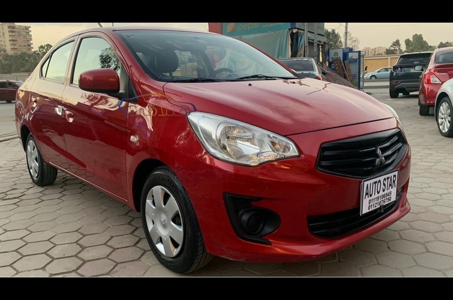 Attrage Mitsubishi 2014 Nasr city Red 6802286 - Car for sale : Hatla2ee