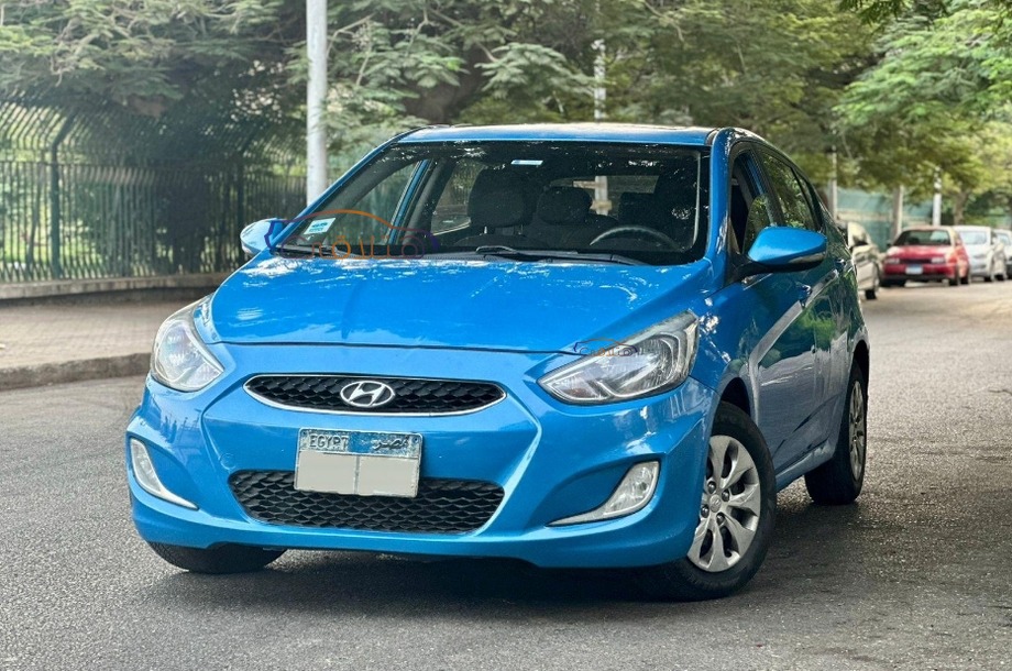 Accent RB Hyundai 2018 Cairo Blue 6807197 - Car for sale : Hatla2ee