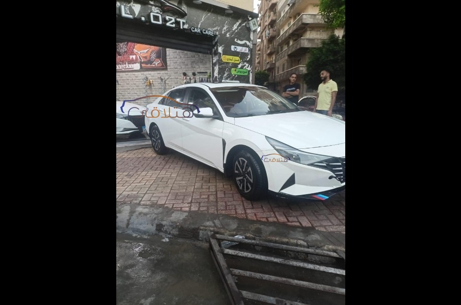 Elantra CN7 Hyundai 2021 Alexandria White 6813959 - Car for sale : Hatla2ee