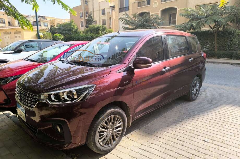 Ertiga Suzuki 2022 Cairo Red 6835304 - Car for sale : Hatla2ee