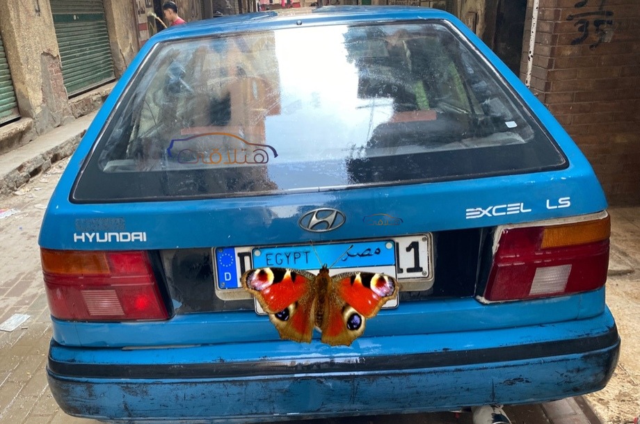 Excel Hyundai 1997 Maadi Blue 6838679 - Car for sale : Hatla2ee