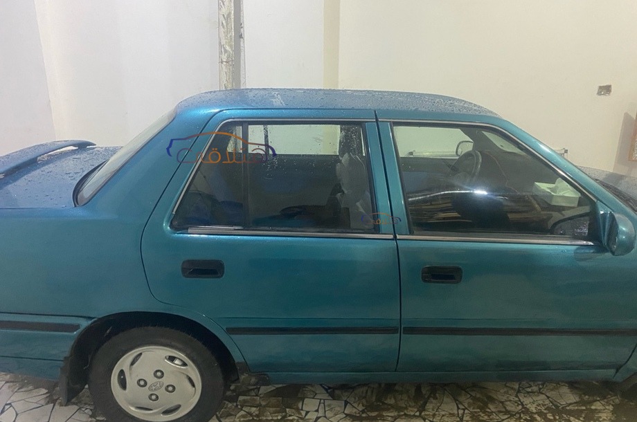 Excel Hyundai 1995 Alexandria Dark blue 6838939 - Car for sale : Hatla2ee