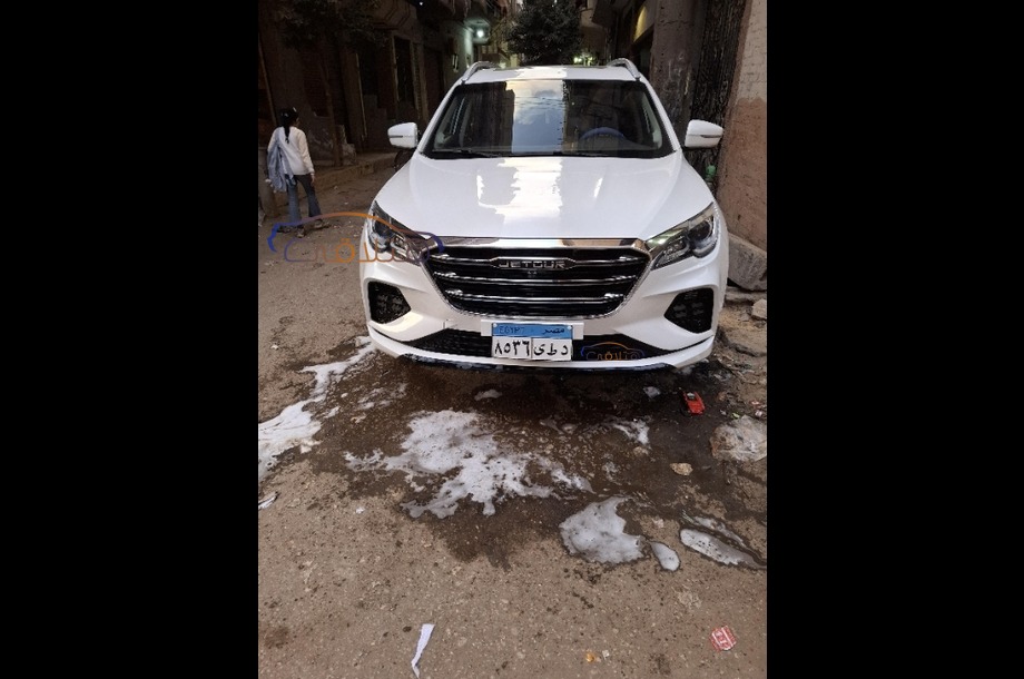 X70 Jetour 2021 Mansoura White 6840298 - Car for sale : Hatla2ee