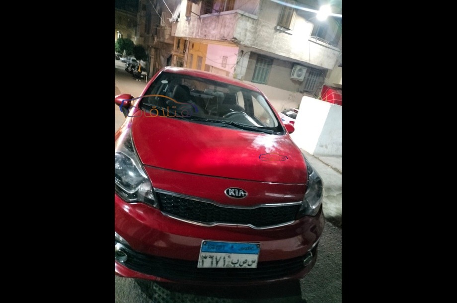 Rio Kia 2016 Alexandria Red 6840656 - Car for sale : Hatla2ee