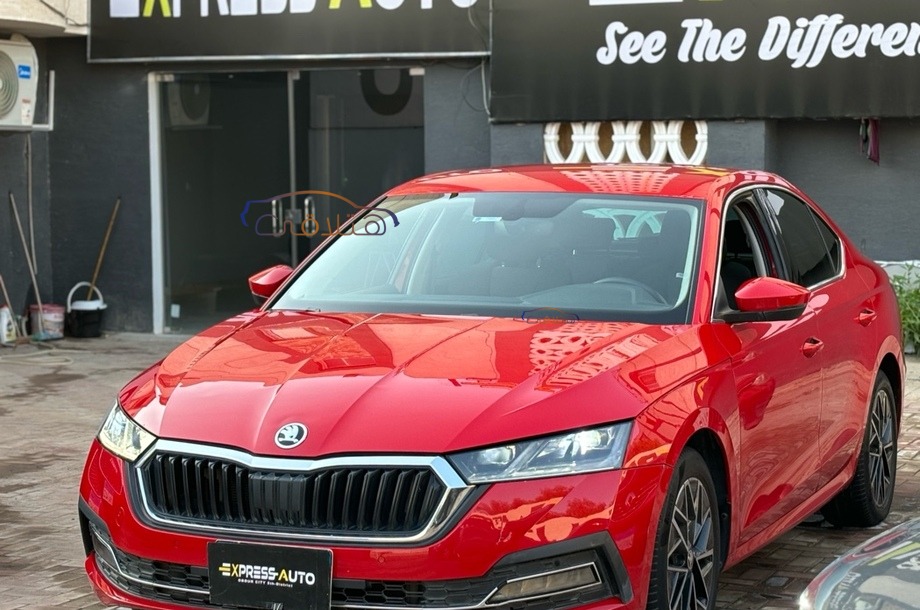 Octavia A8 Skoda 2021 Obour City Red 6848006 - Car for sale : Hatla2ee