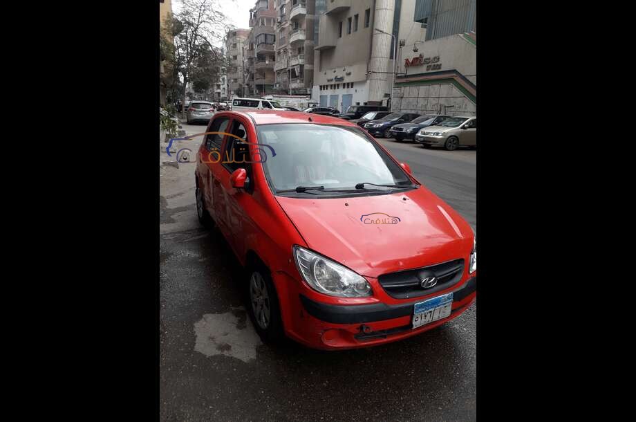 Getz Hyundai 2009 El Haram Red 6851068 - Car for sale : Hatla2ee