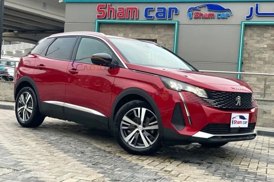 3008 Peugeot 2022 Nasr city Dark red 6857798 - Car for sale : Hatla2ee