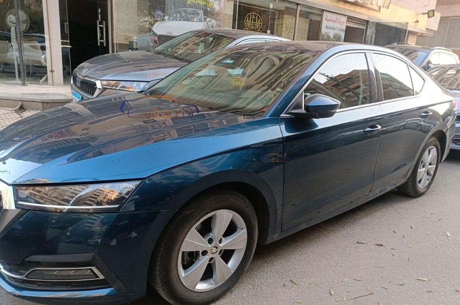 Octavia A8 Skoda 2022 Heliopolis Blue 6859226 - Car for sale : Hatla2ee