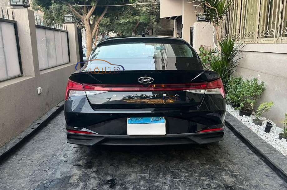 Elantra CN7 Hyundai 2021 Heliopolis Black 6863138 - Car for sale : Hatla2ee