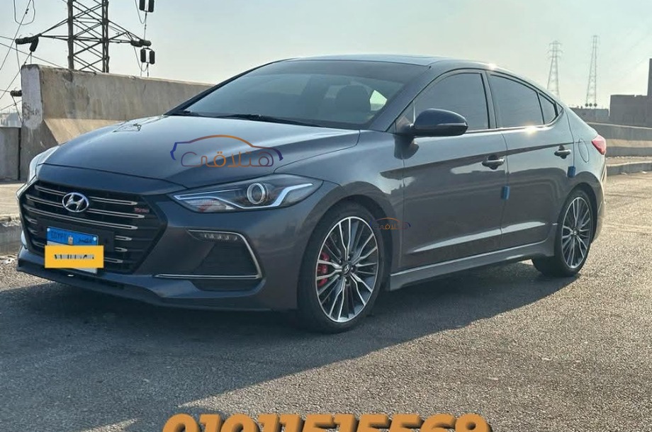Avante Hyundai 2017 Cairo Dark grey 6865582 - Car for sale : Hatla2ee