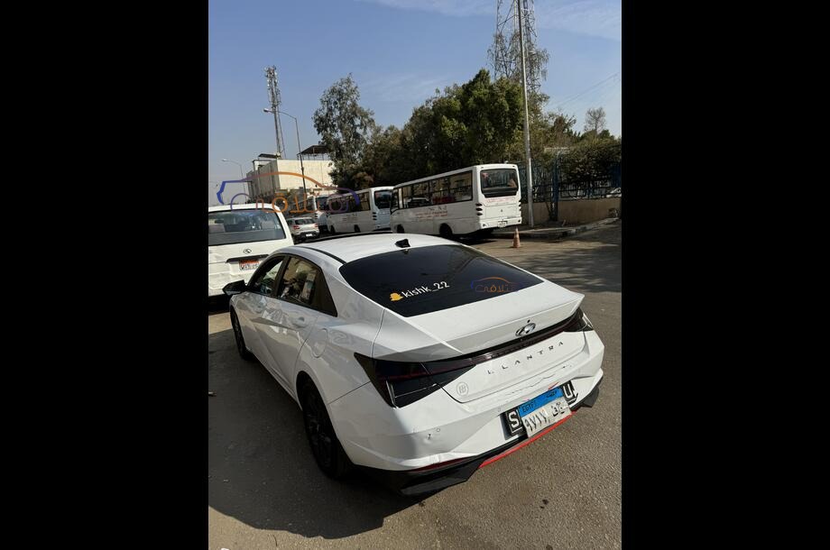 Elantra CN7 Hyundai 2022 6 October White 6865908 - Car for sale : Hatla2ee