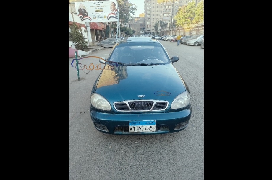 Lanos Daewoo 2000 Cairo Green 6870453 - Car for sale : Hatla2ee