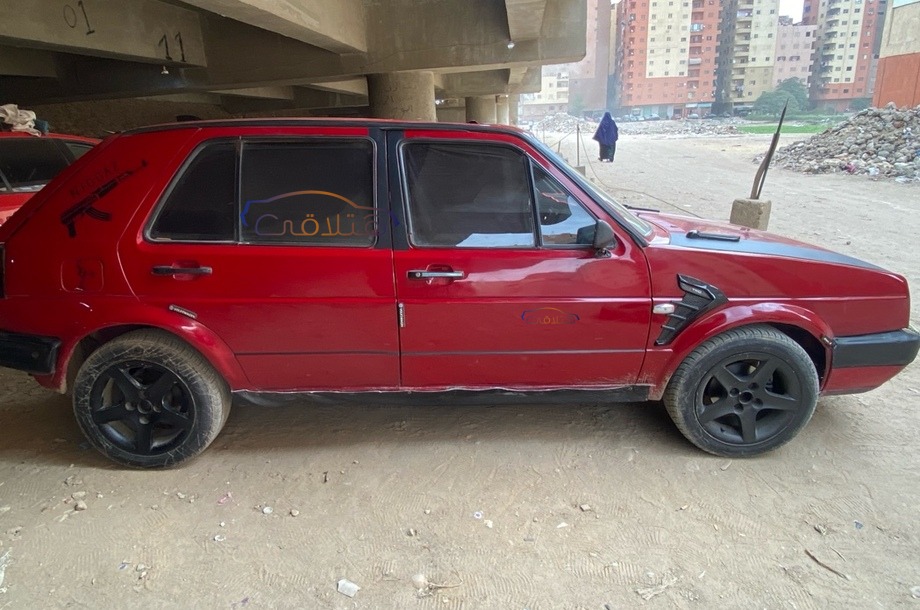 Golf 2 Volkswagen 1985 Giza Red 6871306 - Car for sale : Hatla2ee