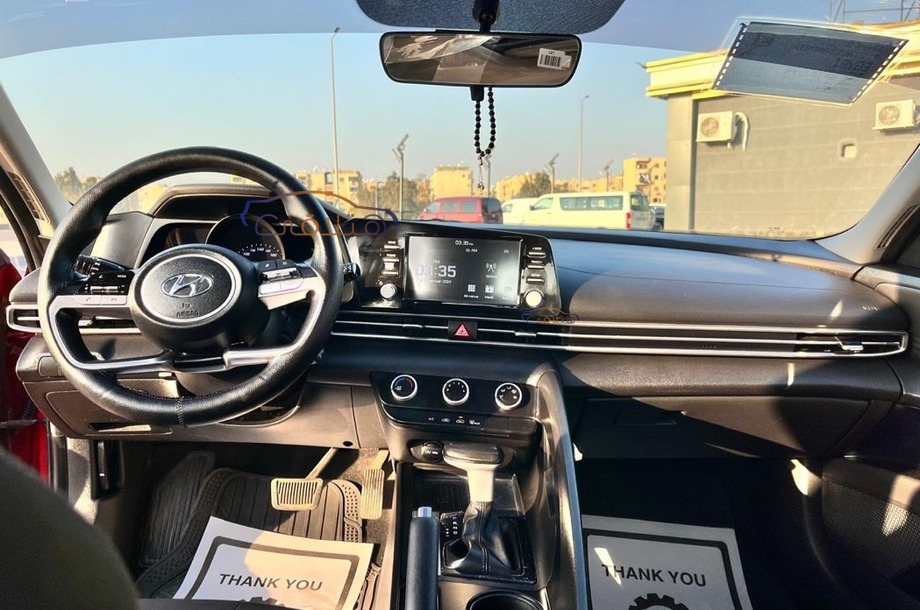 Elantra CN7 Hyundai 2021 Nasr city Red 6877224 - Car for sale : Hatla2ee