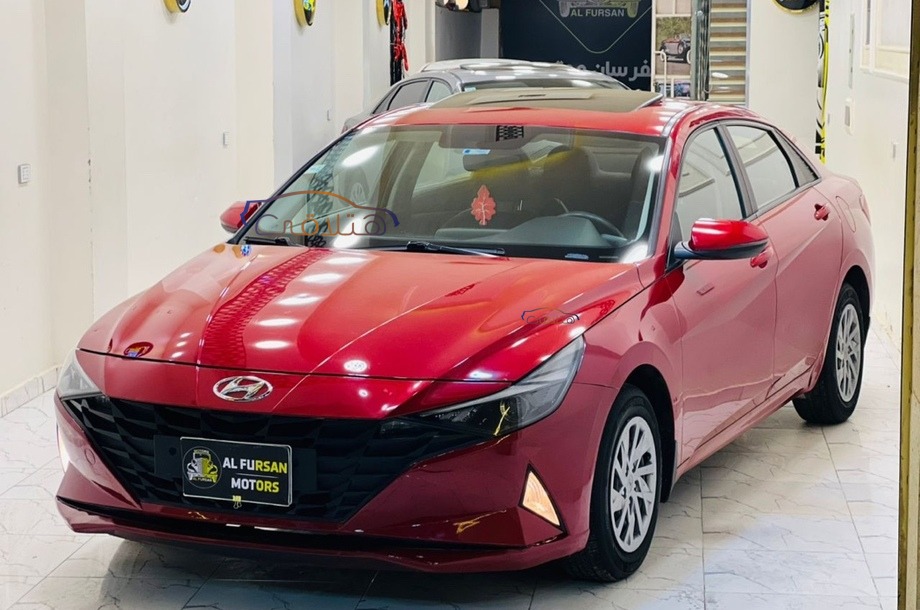 Elantra CN7 Hyundai 2022 Mohandessin Red 6877848 - Car for sale : Hatla2ee