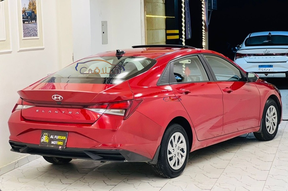 Elantra CN7 Hyundai 2022 Mohandessin Red 6877848 - Car for sale : Hatla2ee