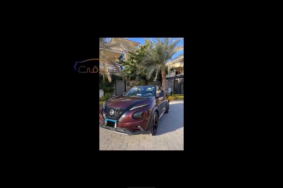 Juke Nissan 2021 6 October Dark red 6882870 - Car for sale : Hatla2ee