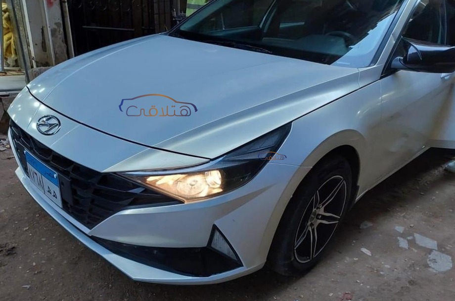 Elantra CN7 Hyundai 2021 Pyramids Gardens White 6886457 - Car for sale ...