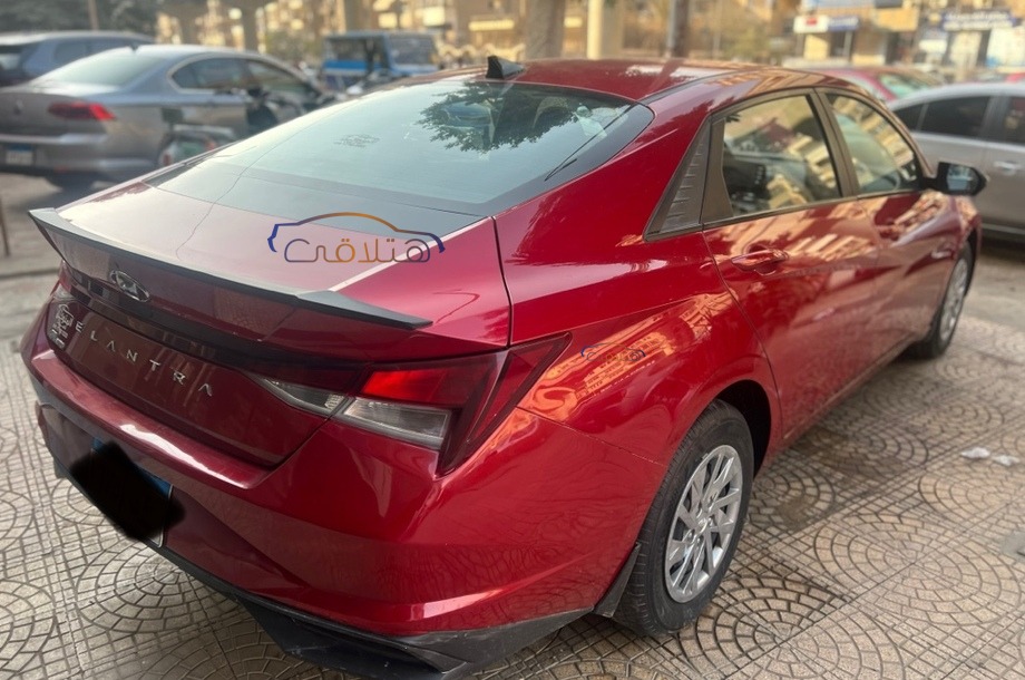 Elantra CN7 Hyundai 2021 Cairo Red 6888597 - Car for sale : Hatla2ee