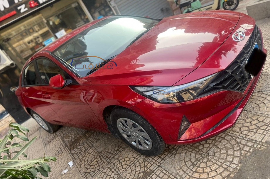 Elantra CN7 Hyundai 2021 Cairo Red 6888597 - Car for sale : Hatla2ee
