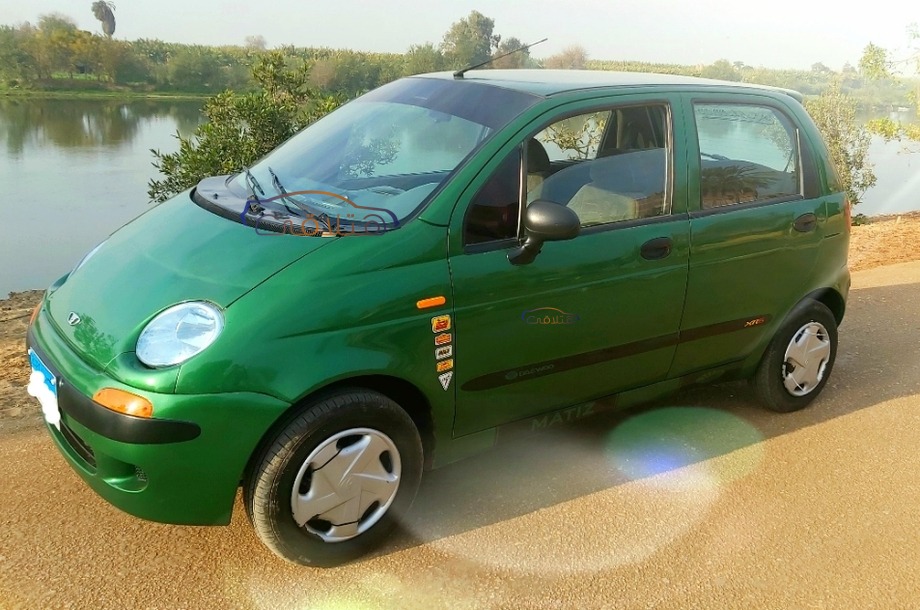 Matiz Daewoo 2001 Banha Green 6890949 - Car for sale : Hatla2ee