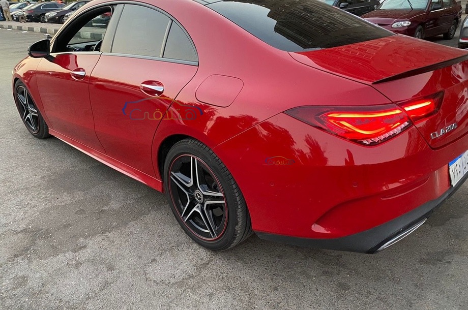 CLA 200 Mercedes 2019 Giza Red 6896188 - Car for sale : Hatla2ee