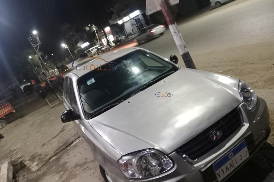 Verna Hyundai 2007 Dyarb Negm Dark grey 6898965 - Car for sale : Hatla2ee