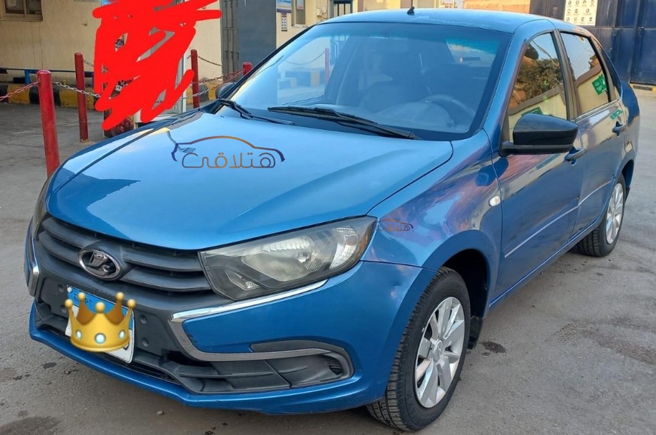 Granta Lada 2020 Zagazig Blue 6901486 - Car for sale : Hatla2ee