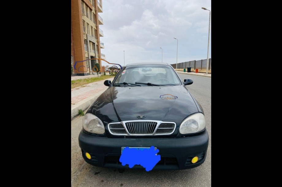 Lanos Daewoo 2000 10th of Ramadan Black 6903876 - Car for sale : Hatla2ee