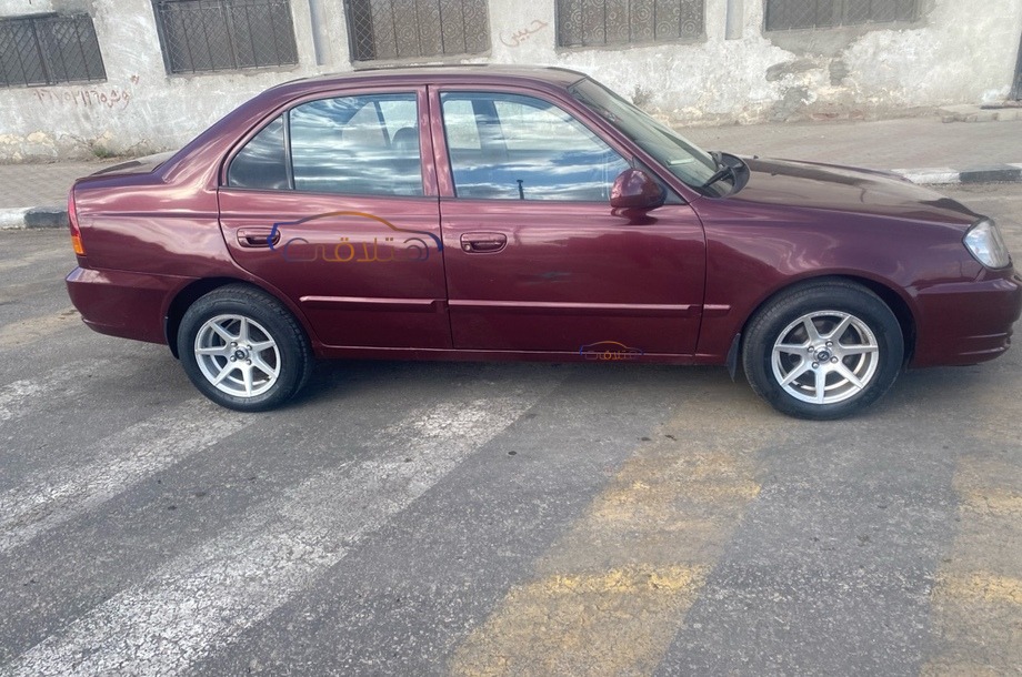 Verna Hyundai 2005 Tanta Dark red 6905205 - Car for sale : Hatla2ee