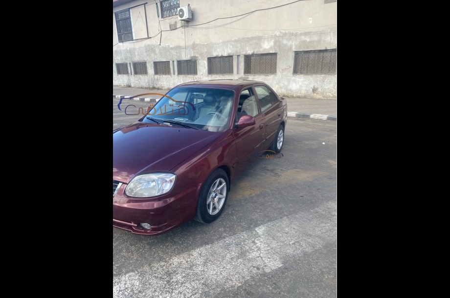 Verna Hyundai 2005 Tanta Dark red 6905205 - Car for sale : Hatla2ee