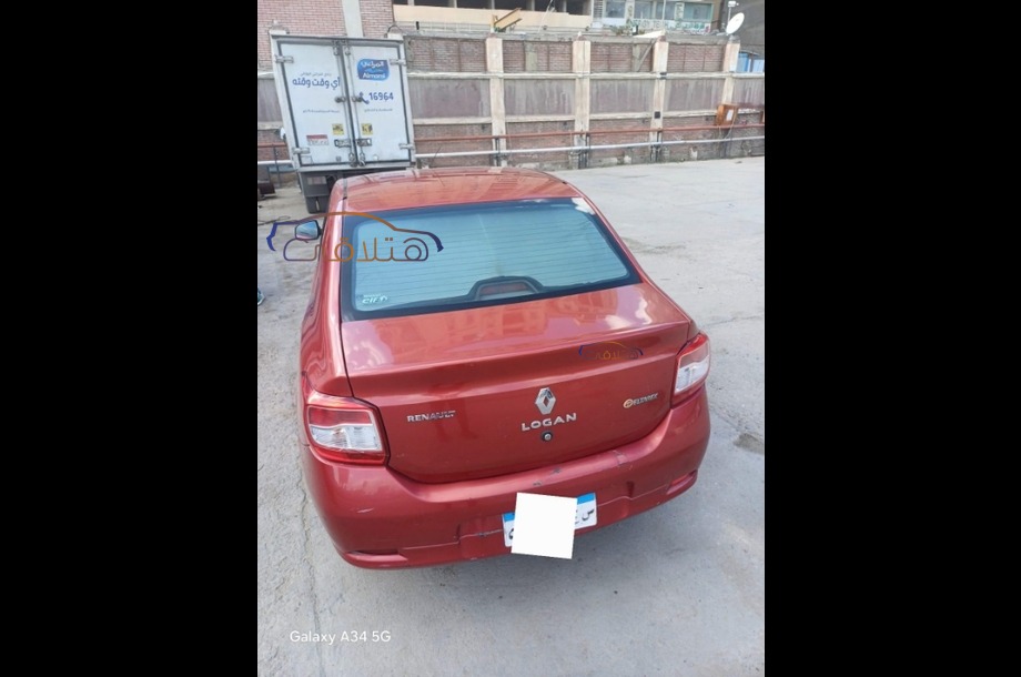 Logan Renault 2016 Alexandria Dark red 6905592 - Car for sale : Hatla2ee