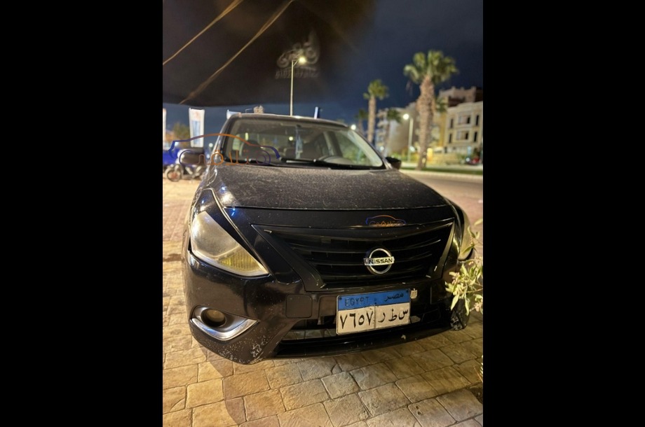 Sunny Nissan 2015 Borg el arab Black 6916086 - Car for sale : Hatla2ee