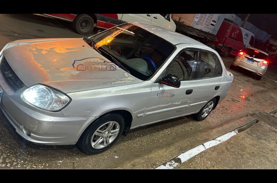 Verna Hyundai 2006 Tanta Silver 6916832 - Car for sale : Hatla2ee