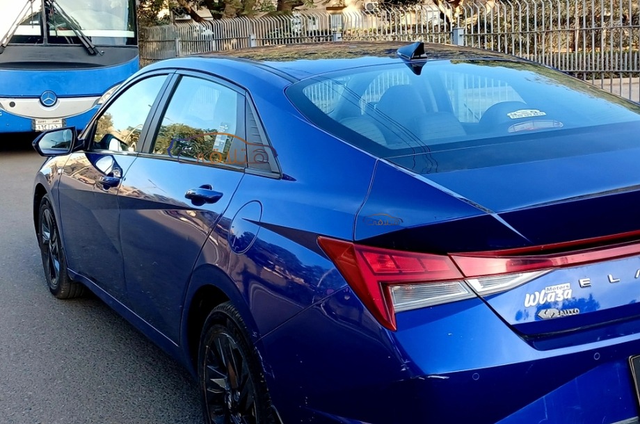 Elantra CN7 Hyundai 2021 Cairo Blue 6918903 - Car for sale : Hatla2ee