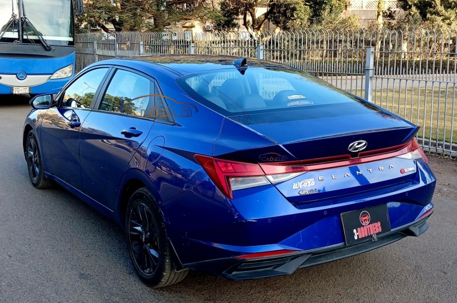 Elantra CN7 Hyundai 2021 Cairo Blue 6918903 - Car for sale : Hatla2ee