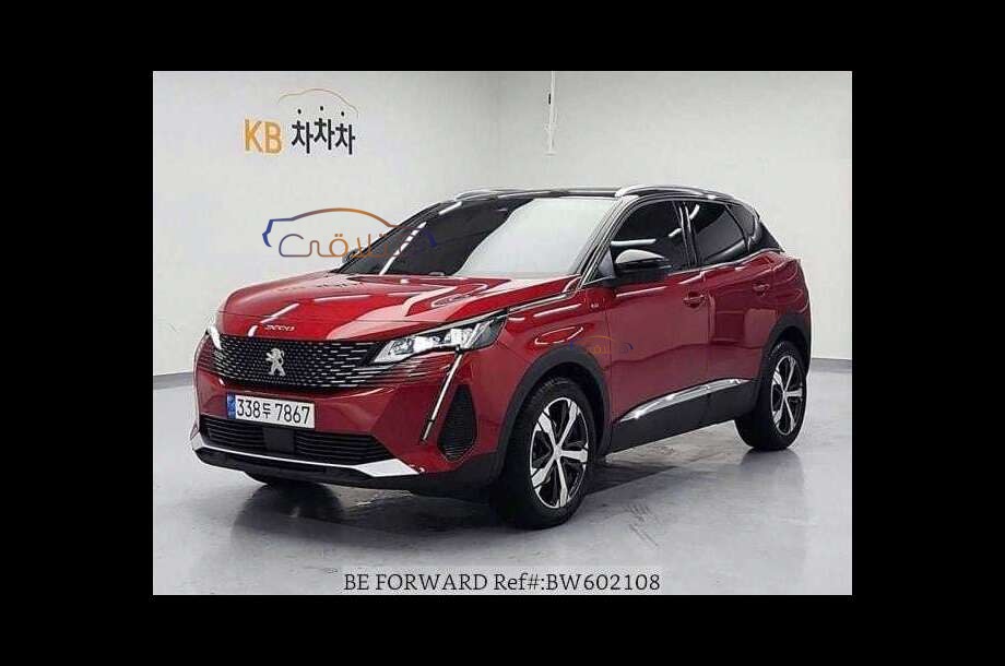 Imported : 3008 Peugeot 2022 Maadi Red 6919346 - Car for sale : Hatla2ee
